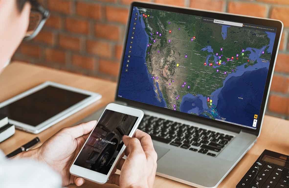 TGI Connect | Satellite-Based Trailer Asset Tracking Solutions